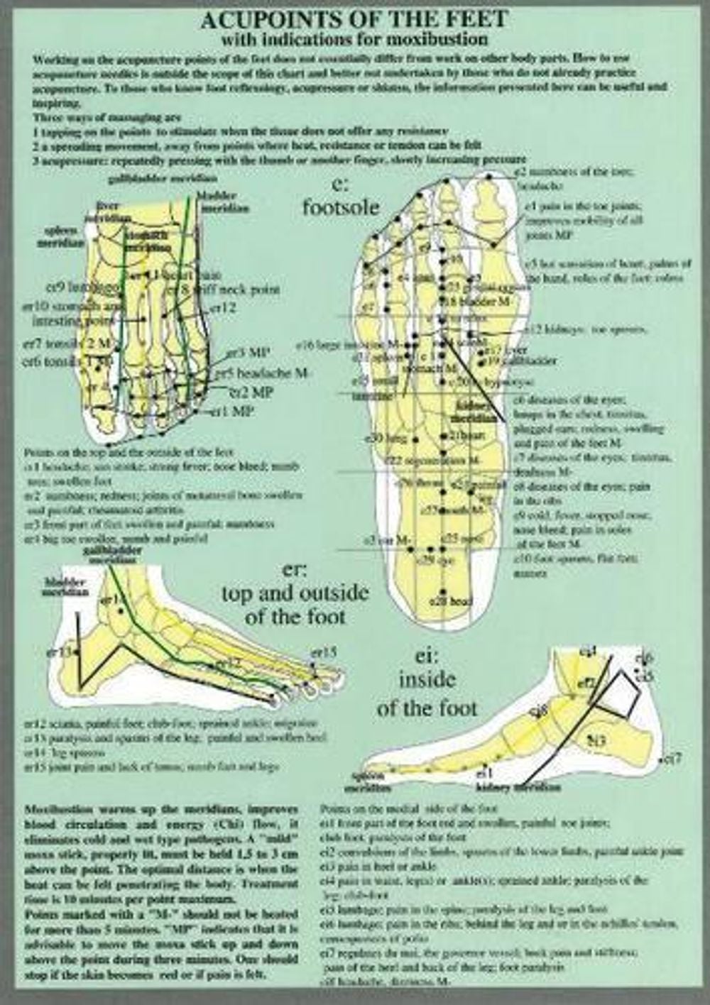 Acupoints of the Feet -- A4 by Jan van Baarle, Paperback, 9789070281250 ...