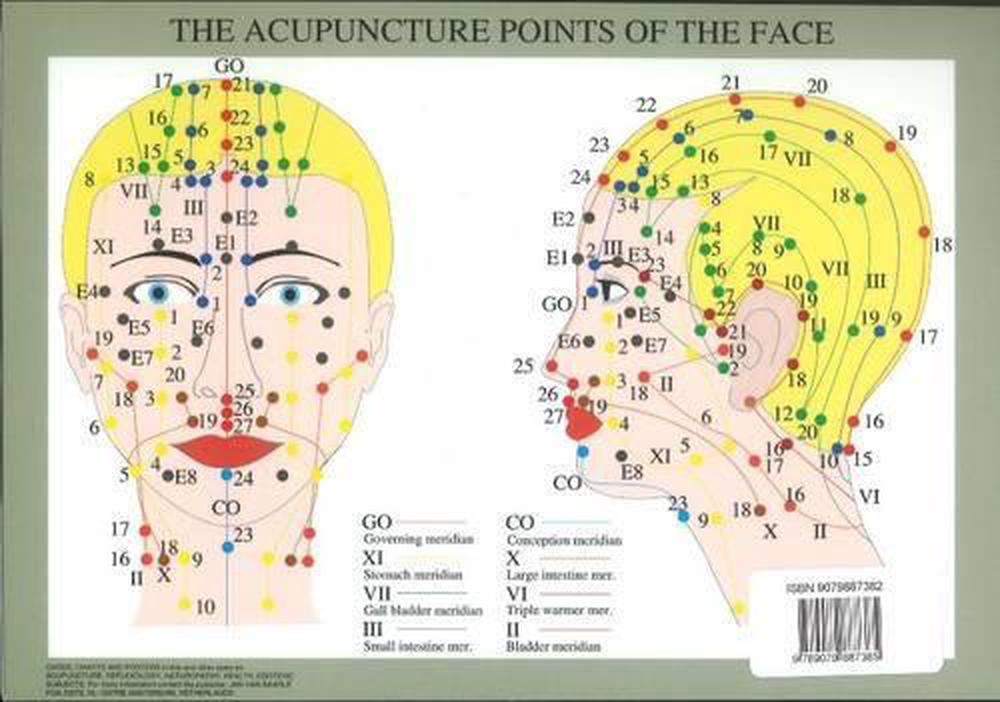 Face Acupuncture Point Diagram