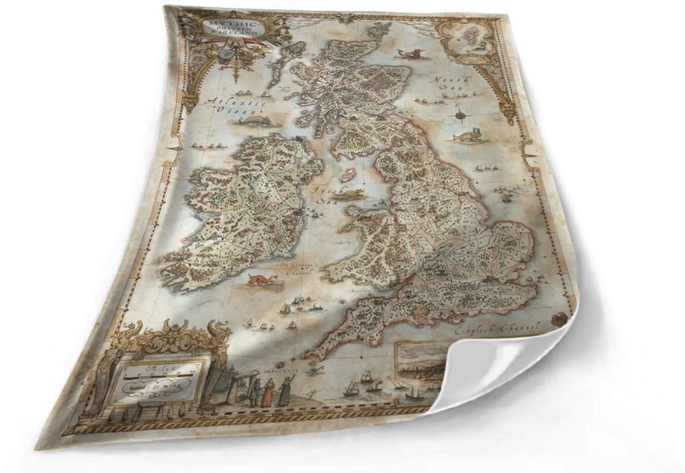 Free League Publishing Vaesen RPG Mythic Britain and Ireland Maps and ...