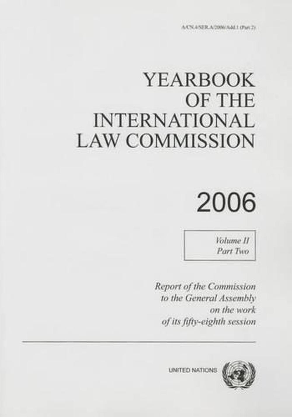 Yearbook of the International Law Commission by United Nations ...