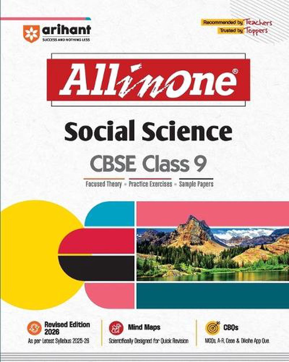 Arihant All in One Social Science Class 9 for CBSE Exams 2025-26 as per ...