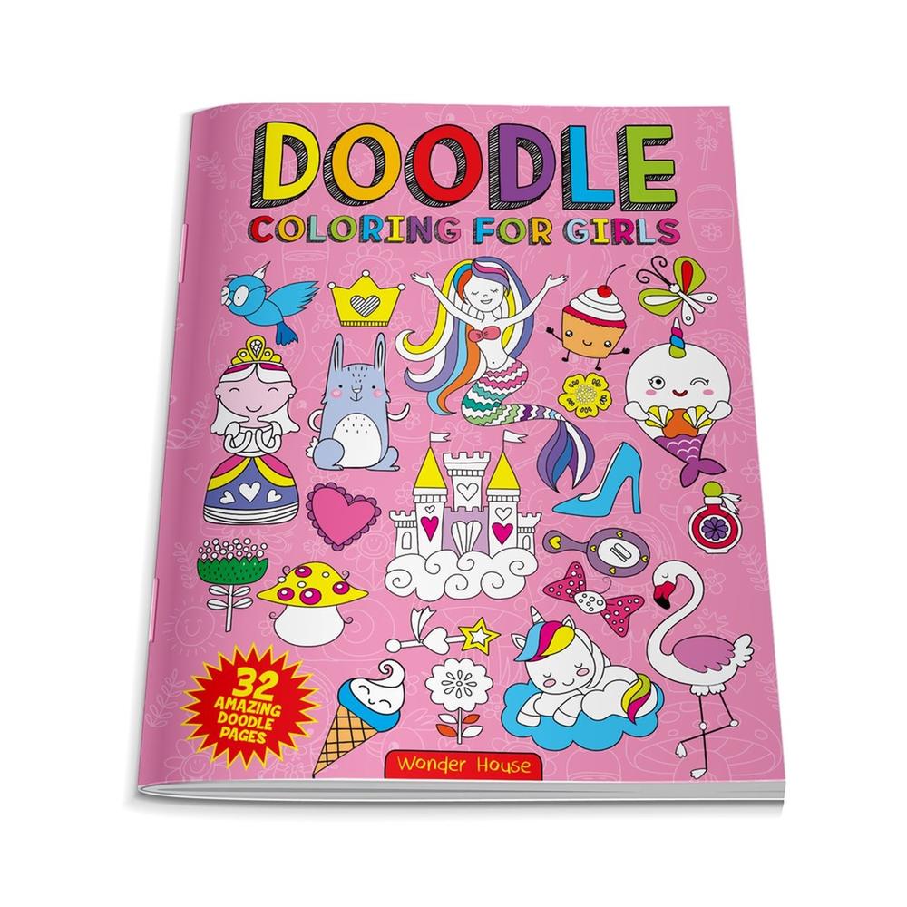 Doodle Coloring for Girls by Wonder House Books, Paperback ...