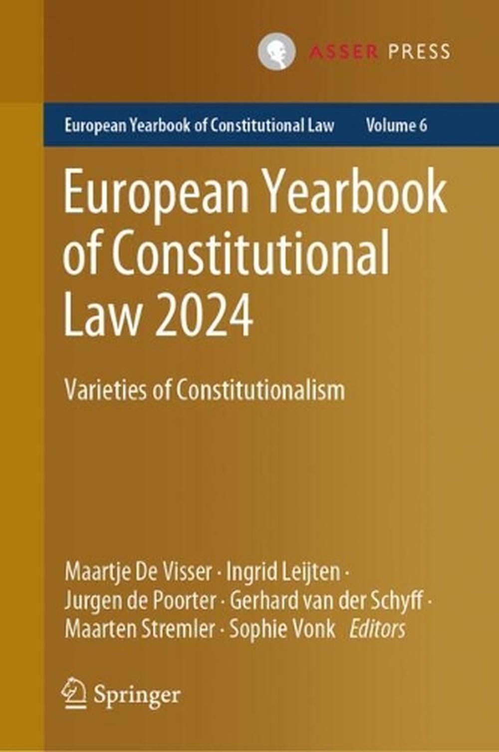 European Yearbook of Constitutional Law 2024 by Maartje De Visser ...