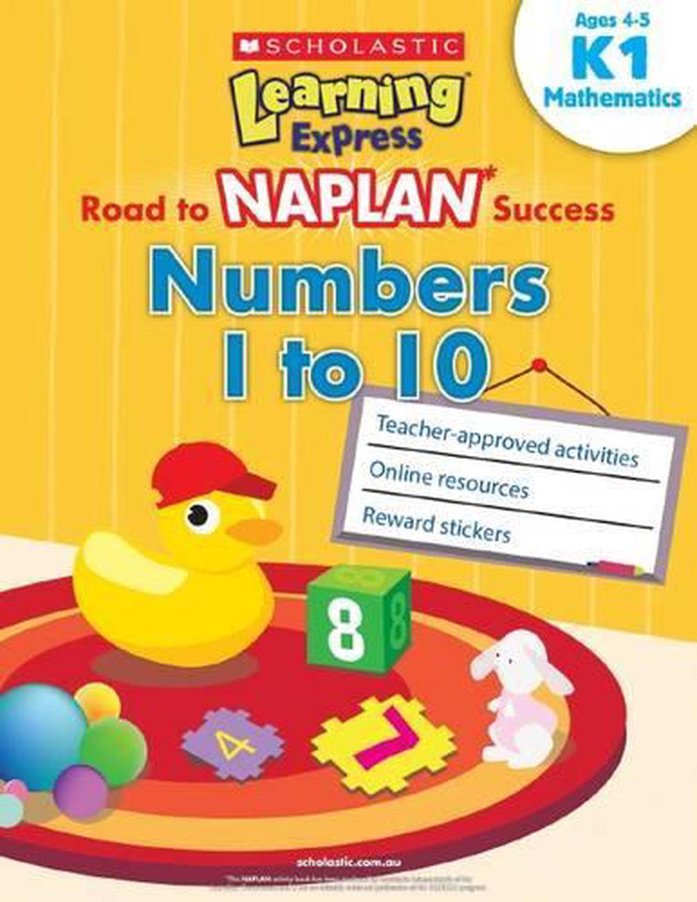 Learning Express NAPLAN: Numbers 1 to 10 K1, Paperback, 9789810771874 ...