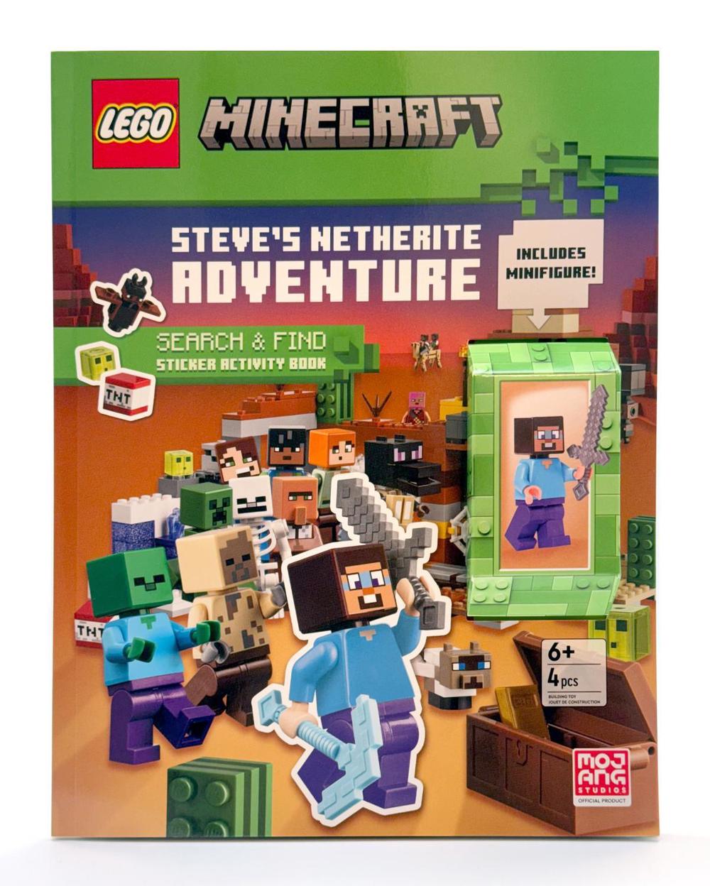 Steve's Netherite Adventure (LEGO Minecraft) by Random House, Paperback ...
