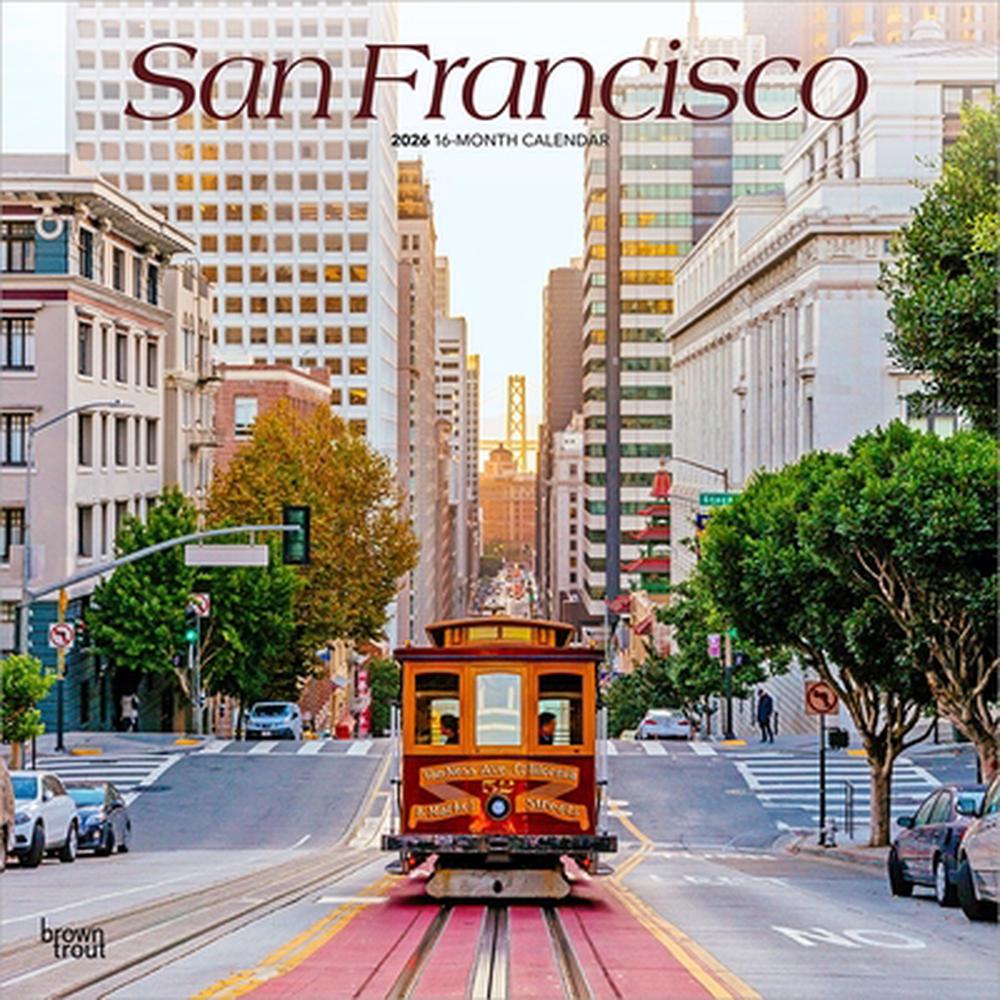 San Francisco 2026 12 X 24 Inch (Hanging) Monthly Square Wall Calendar ...