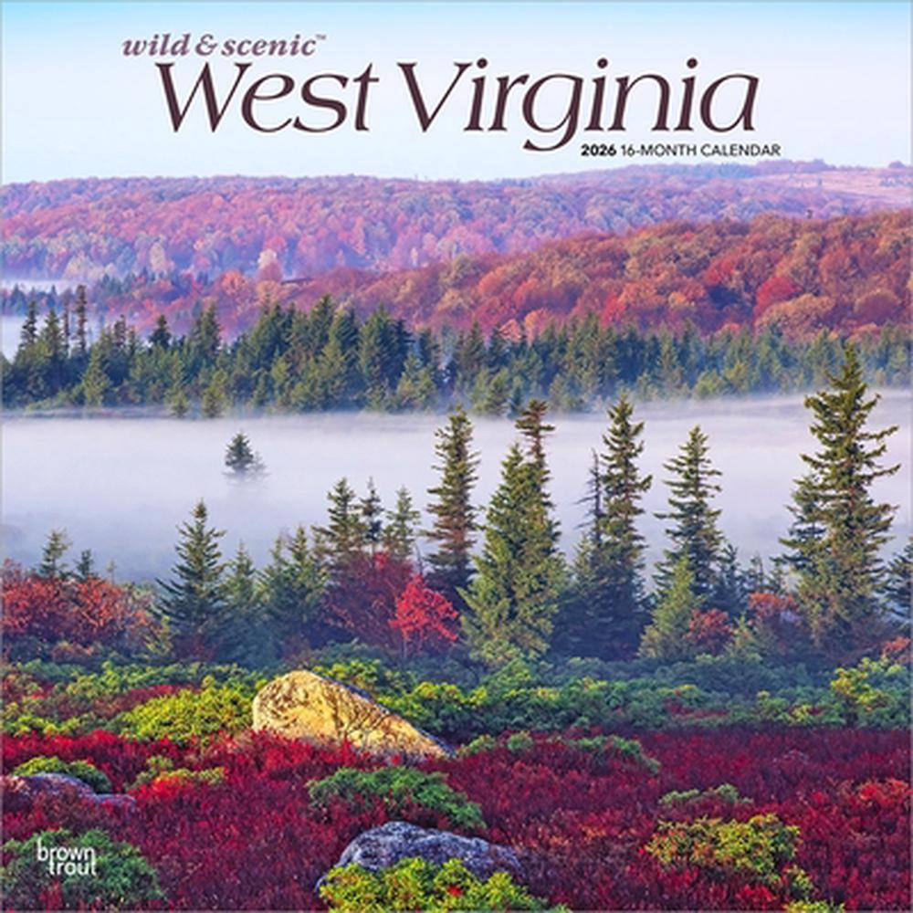 West Virginia Wild & Scenic 2026 12 X 24 Inch (Hanging) Monthly Square ...