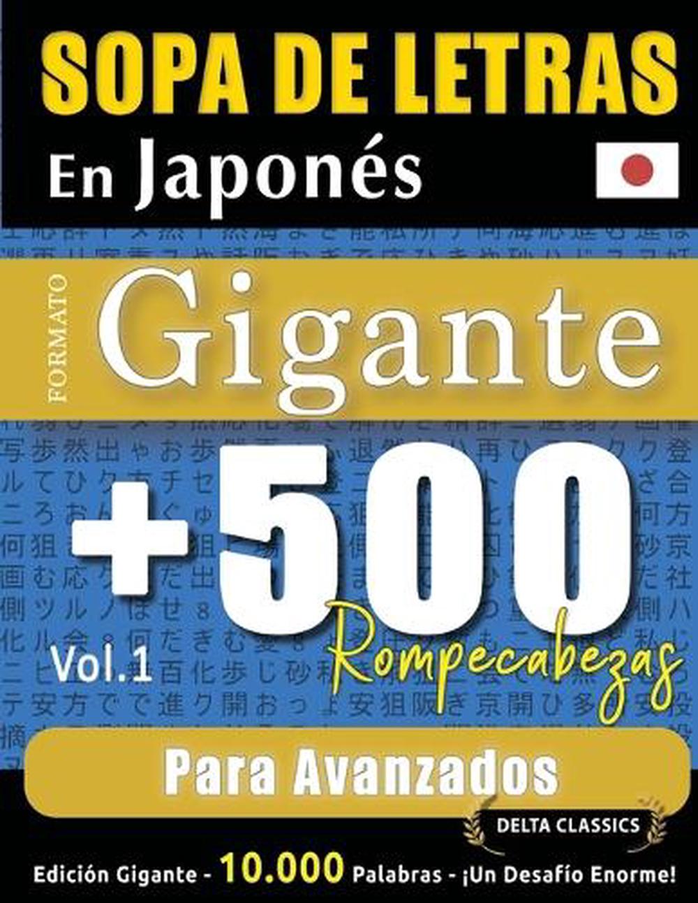 Sopa de Letras En Japonés Formato Gigante by Delta Classics, Paperback ...