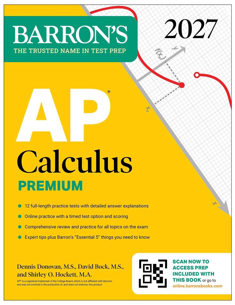 AP Calculus Premium, 2027: Prep Book with 12 Practice Tests ...
