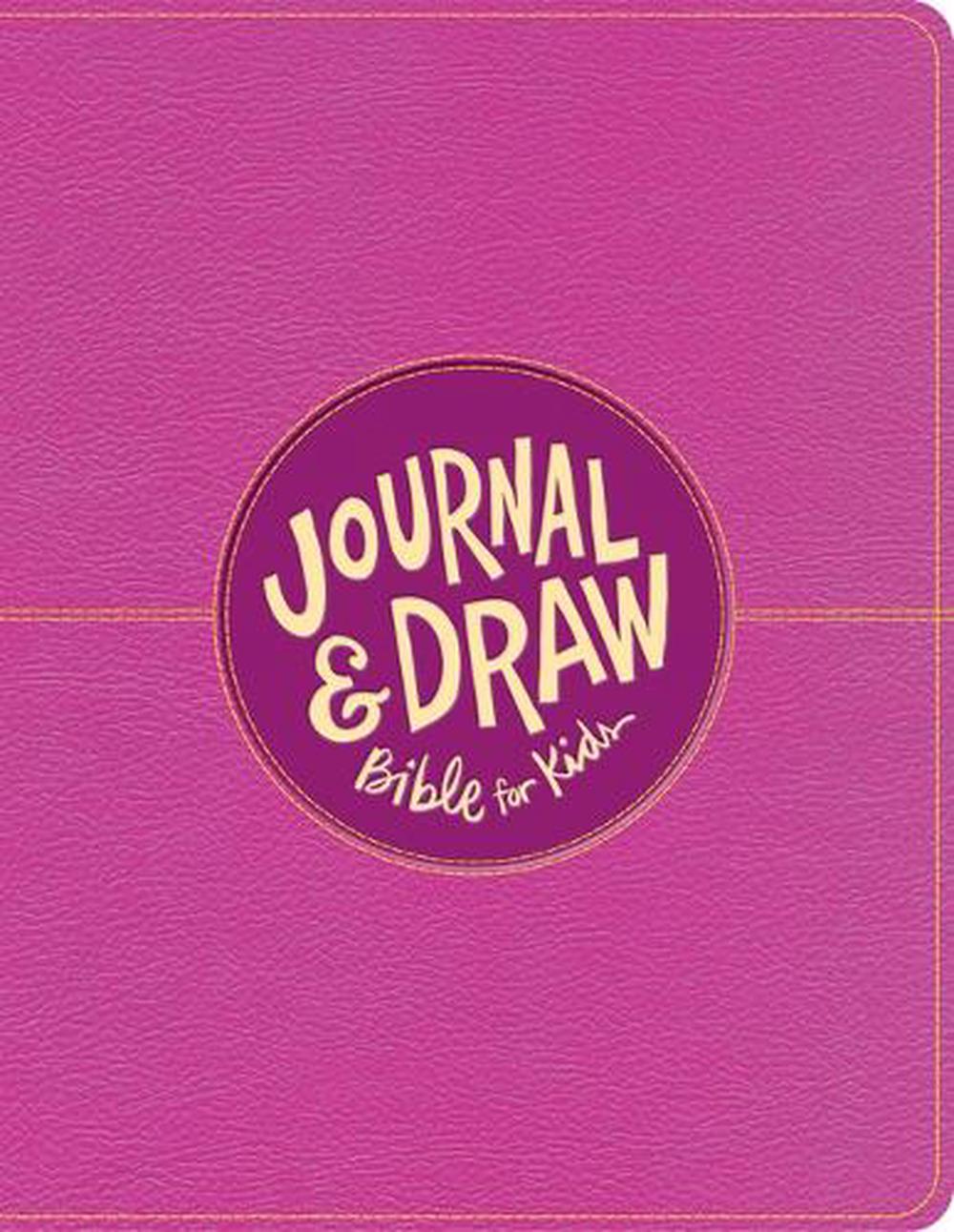 CSB Journal and Draw Bible for Kids, Pink Leathertouch by Csb Bibles by ...