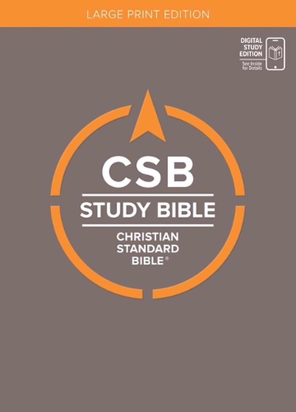 CSB Study Bible, Large Print, Digital Study Edition, Hardcover by Csb ...