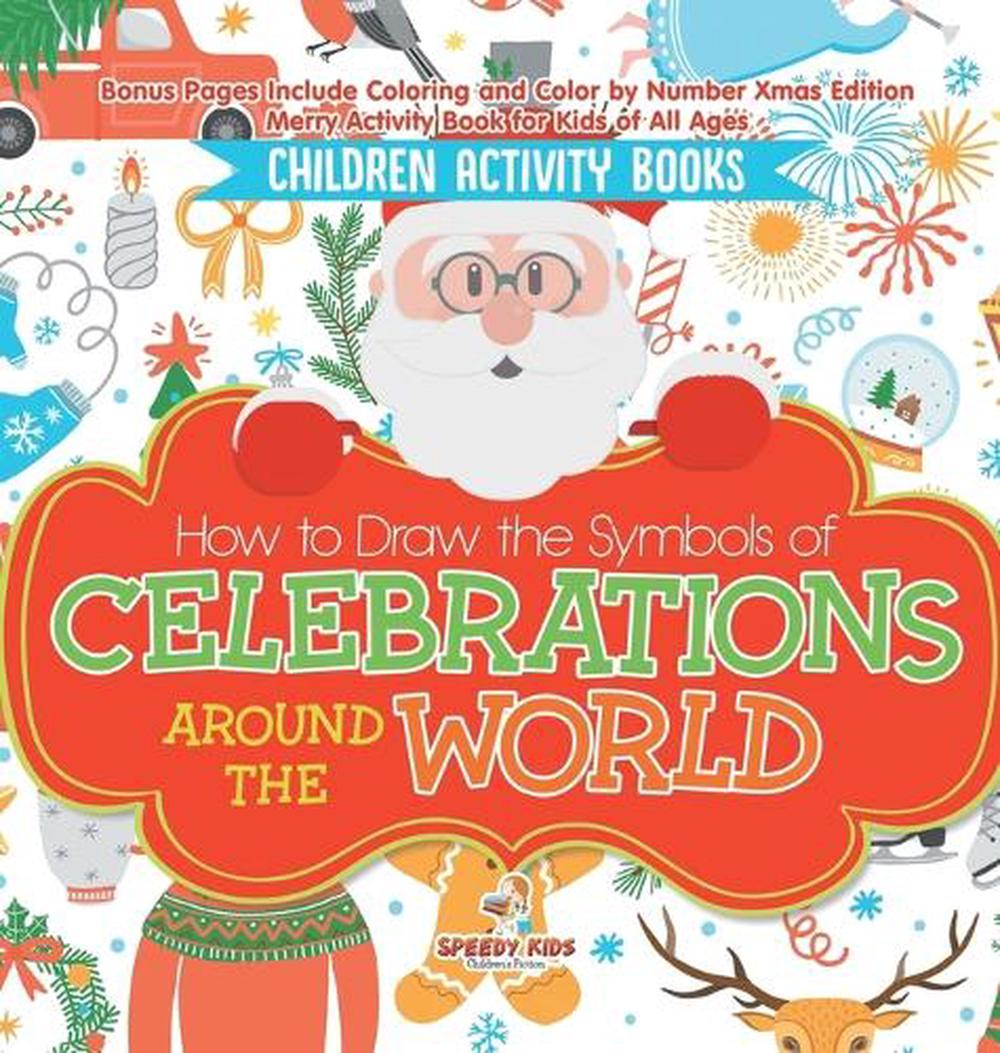 Children Activity Books. How to Draw the Symbols of Celebrations around ...