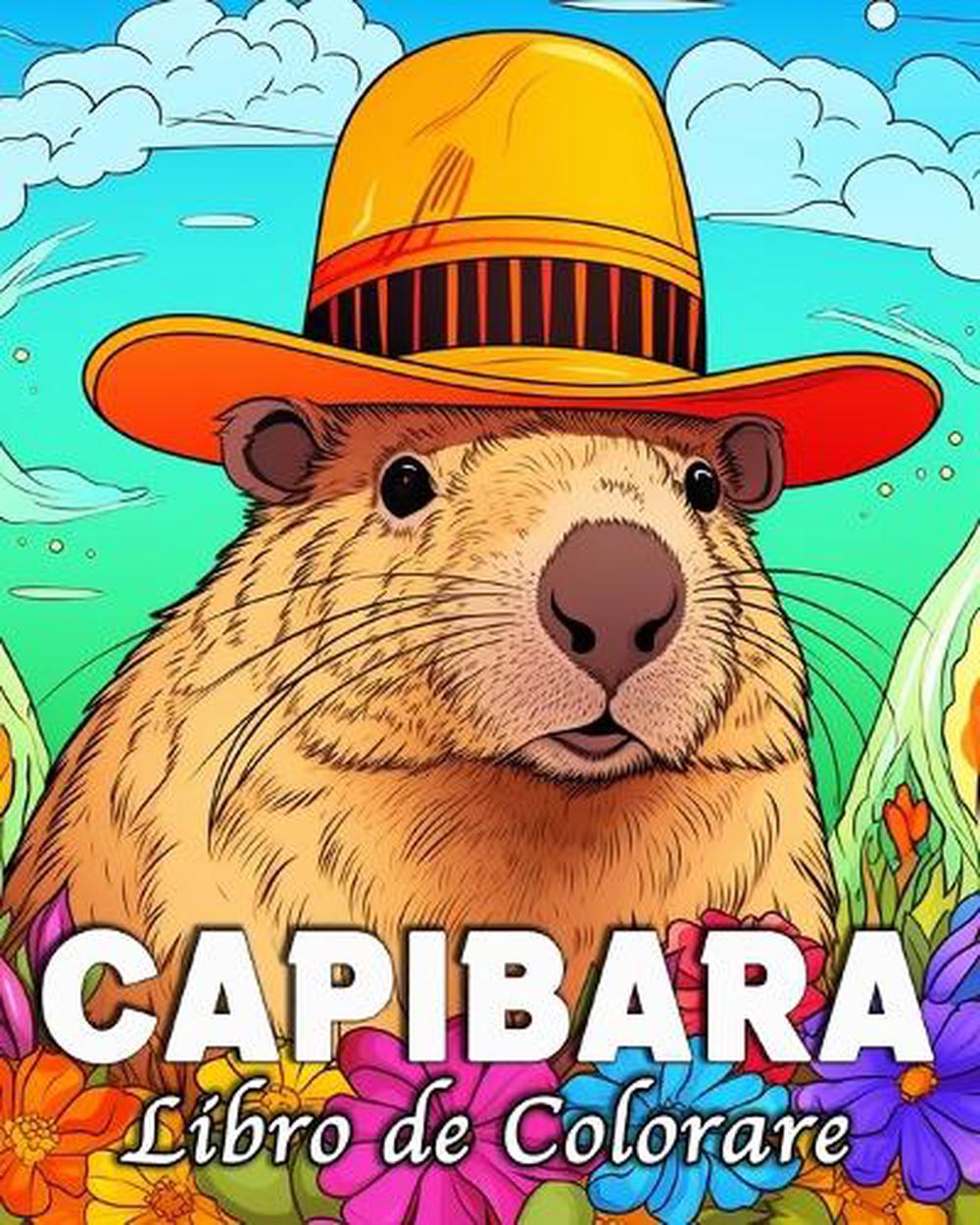Capibara Libro de Colorear by Tom Busch, Paperback, 9798881337452 | Buy ...