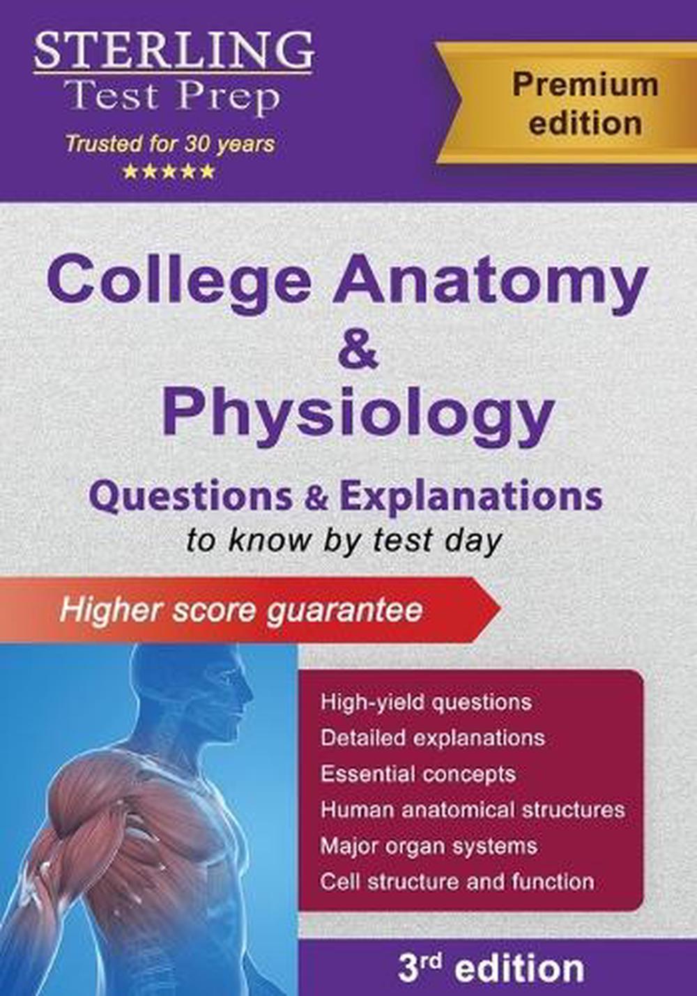 College Anatomy and Physiology by Sterling Test Prep, Paperback ...