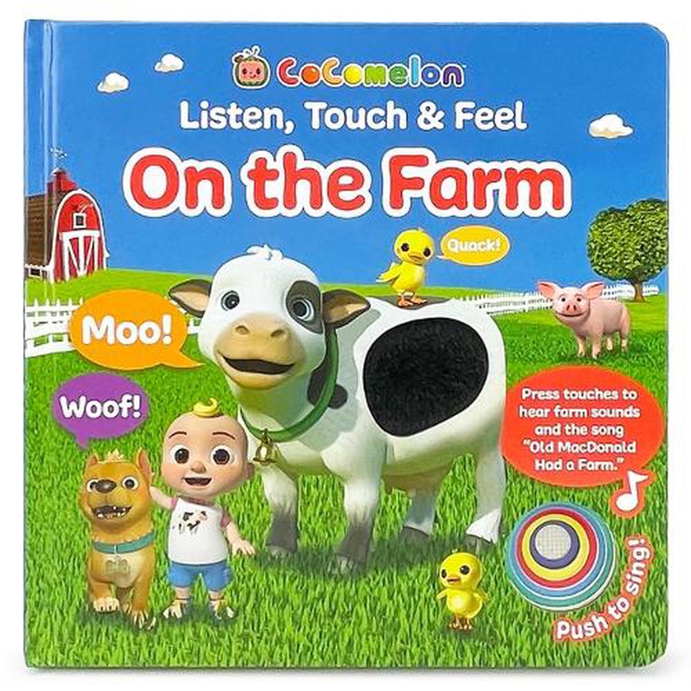 Cocomelon Listen, Touch & Feel on the Farm by Cocomelon Licensed Art ...