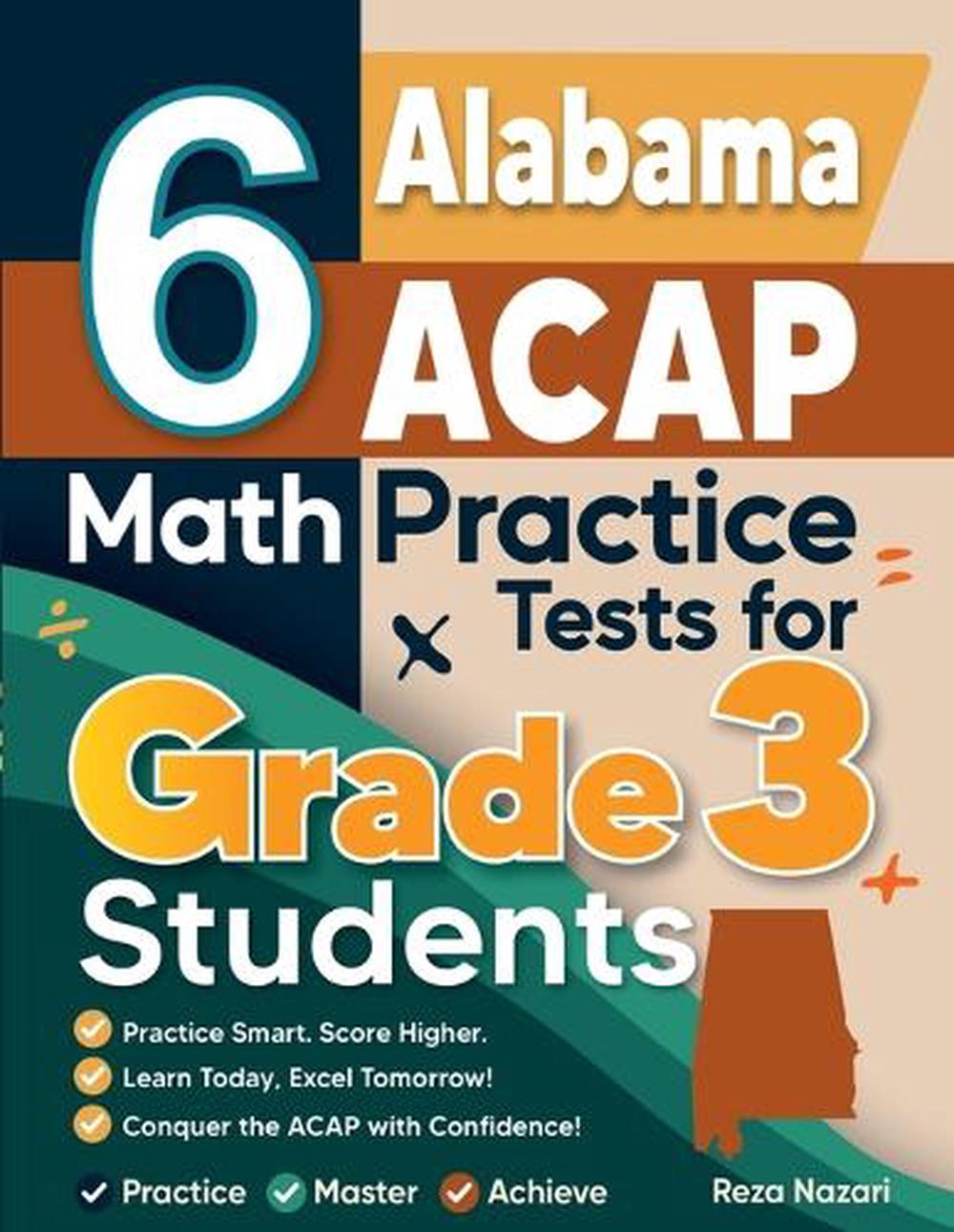 6 Alabama ACAP Math Practice Tests for Grade 3 Students by Nazari ...