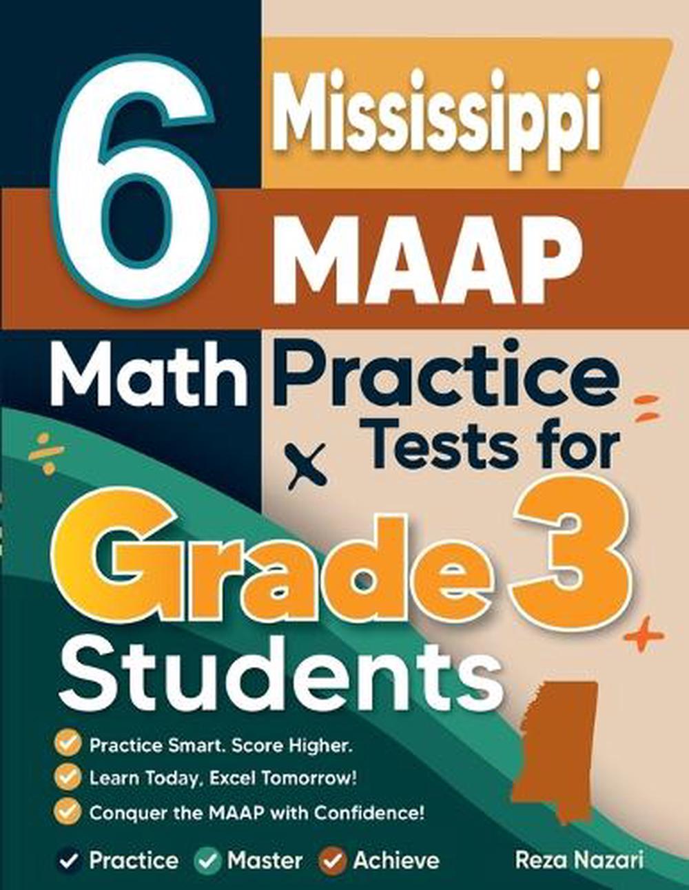 6 Mississippi MAAP Math Practice Tests for Grade 3 Students by Reza ...