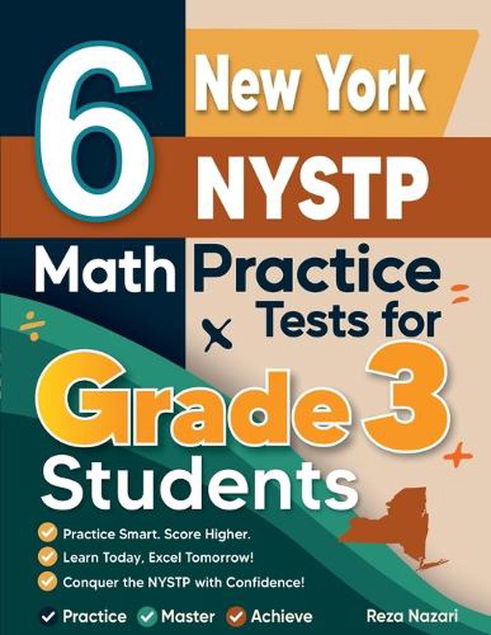 6 New York NYSTP Math Practice Tests for Grade 3 Students by Reza ...