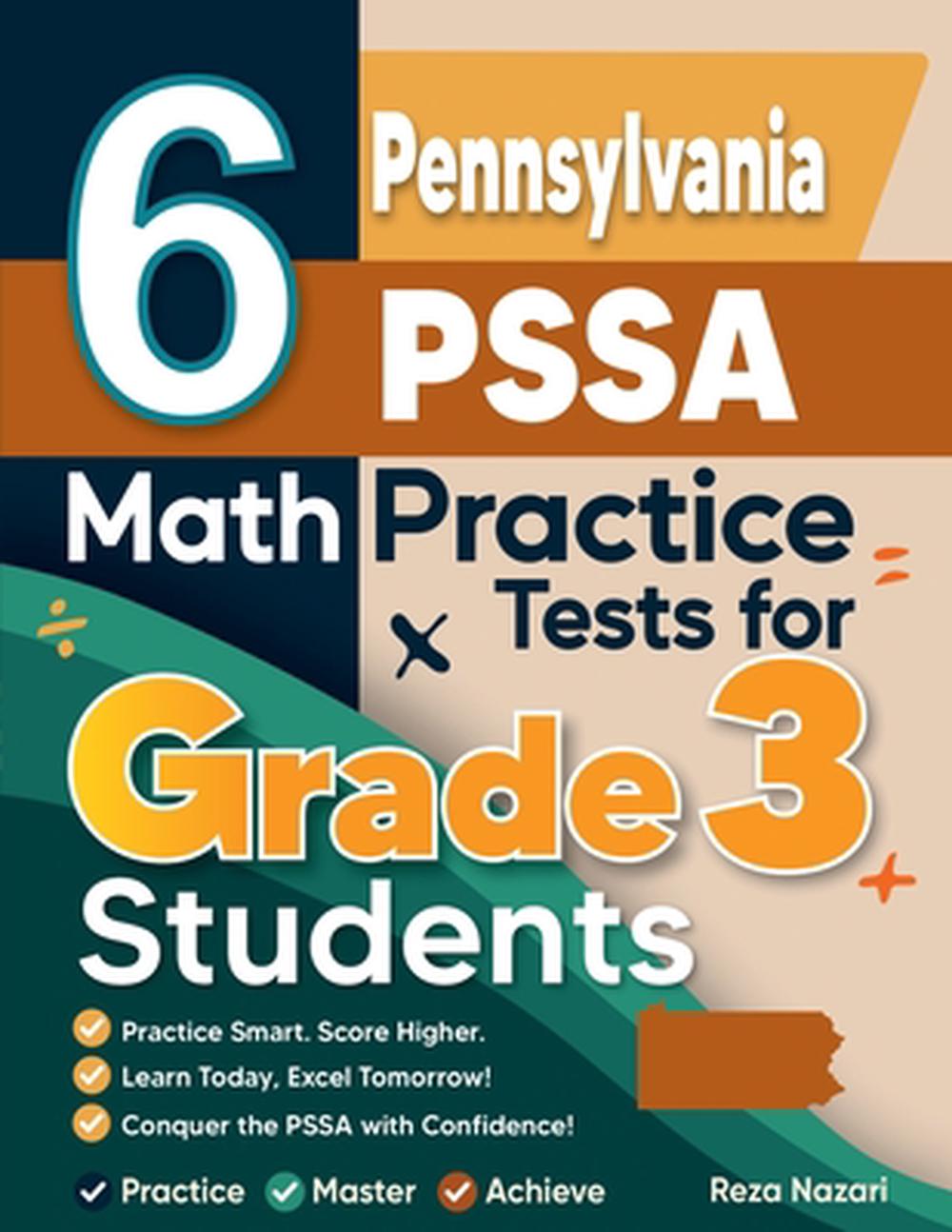 6 Pennsylvania PSSA Math Practice Tests for Grade 3 Students by Reza ...