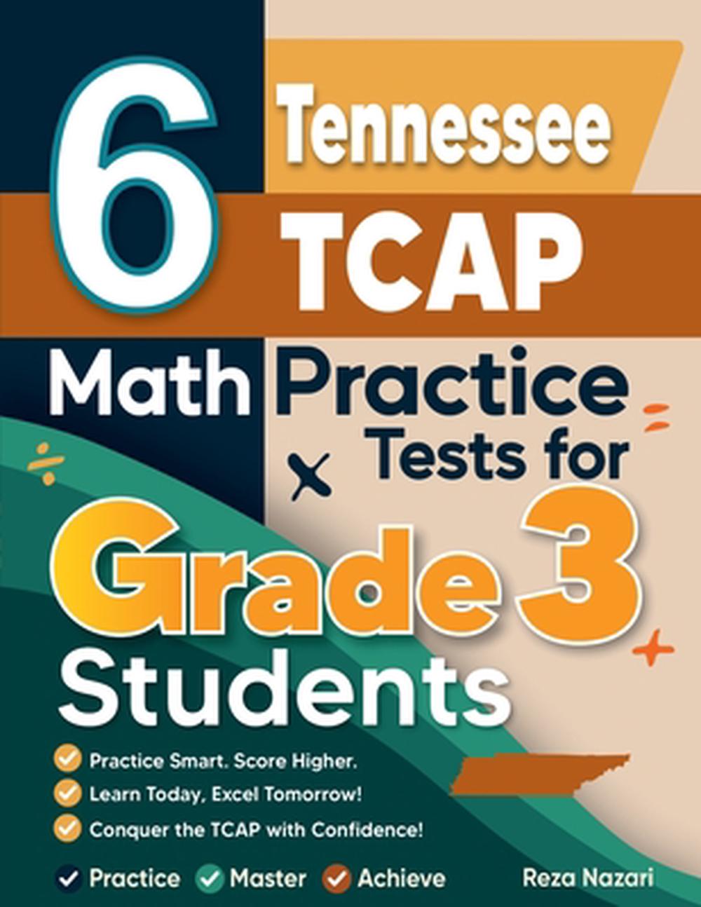 6 Tennessee TCAP Math Practice Tests for Grade 3 Students by Reza ...
