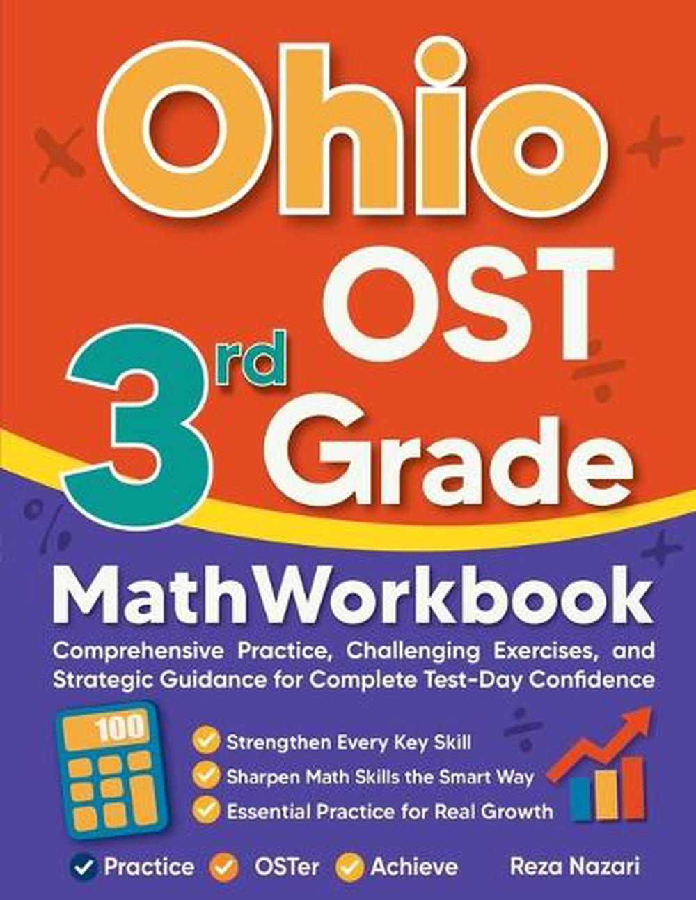Ohio OST 3rd Grade Math Workbook by Reza Nazari, Paperback ...