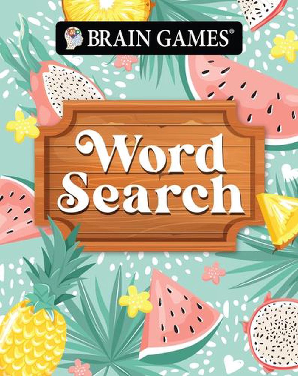 Brain Games - Take-Along - Word Search Summer-Themed Fruit Design ...