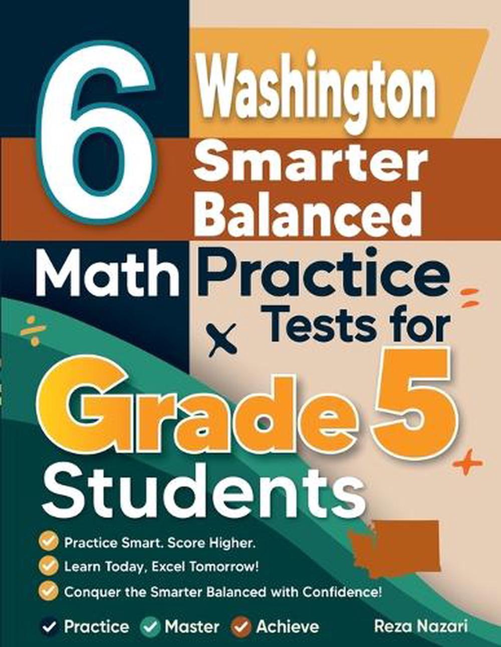 6 Washington Smarter Balanced Grade 5 Math Practice Tests by Reza ...