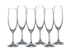Bohemia Lara Champagne Flute, Set of 6 - 220mL | Buy online at The Nile